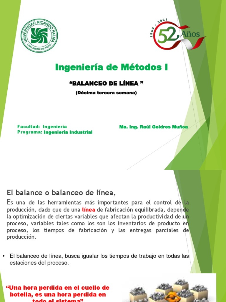 S13 Balanceo de Línea Por Producto | PDF | Ingeniería | Business