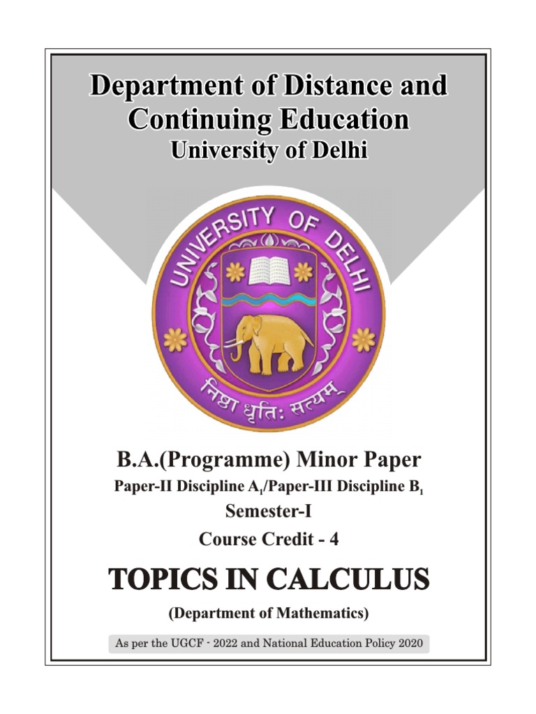 Topics in Calculus | PDF | Derivative | Limit (Mathematics)