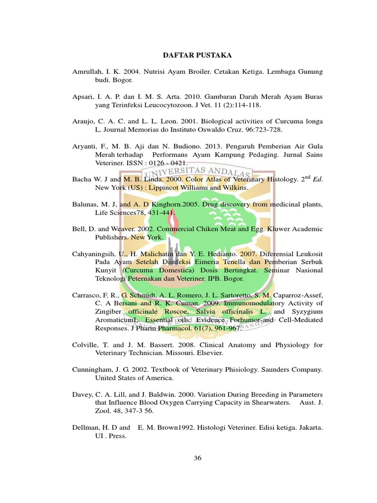 DAFTAR PUSTAKA Proposal | PDF