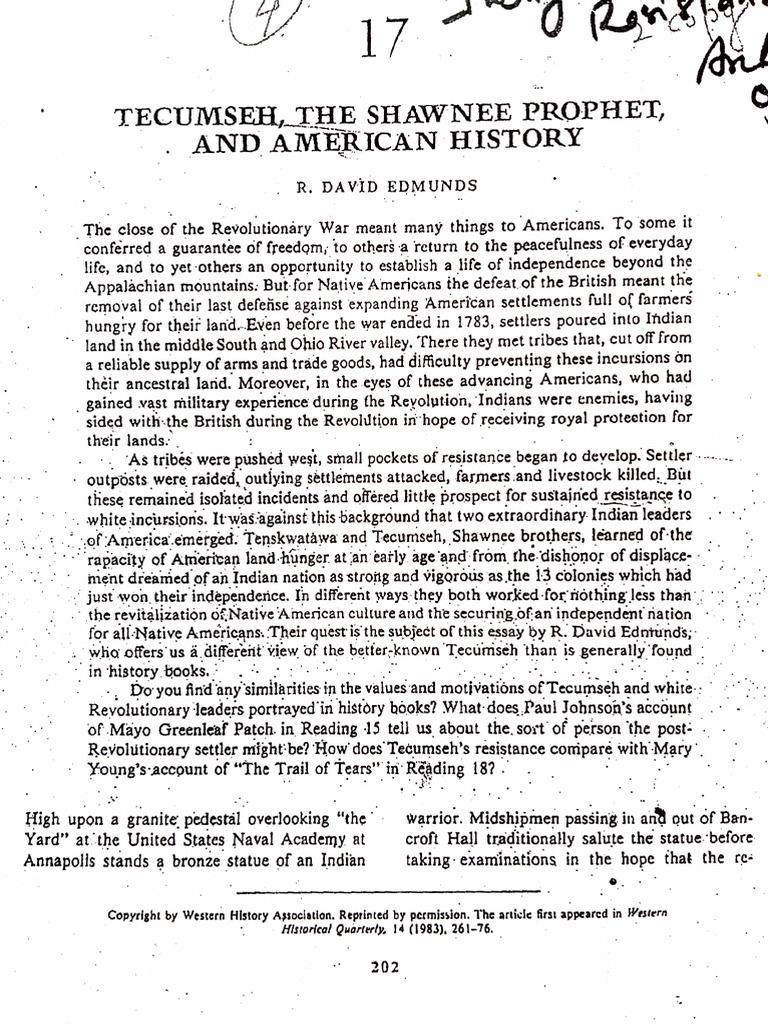 Western Historical Quarterly - Shawnee, Cherokee | PDF