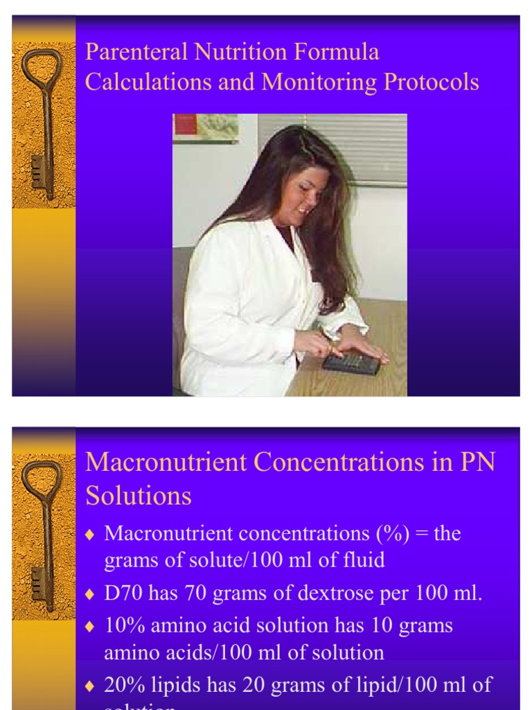Parenteral Nutrition Calculations | Download Free PDF | Diabetes ...