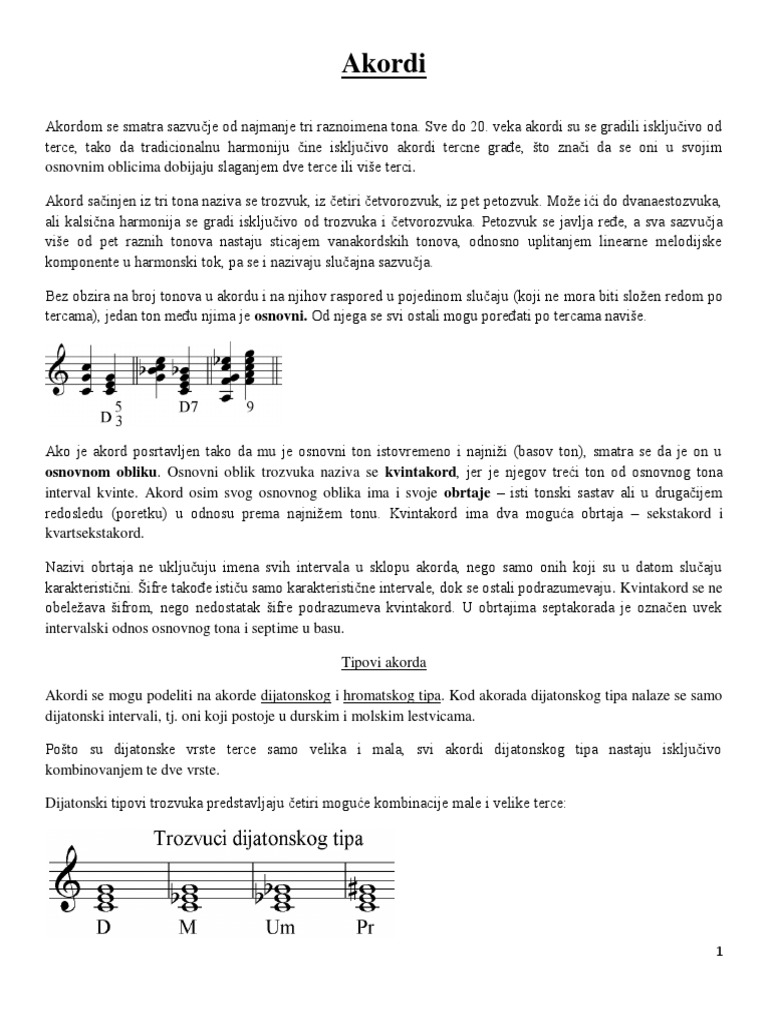 Akordi | PDF