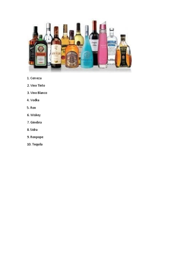 Tipos de Alcohol | PDF
