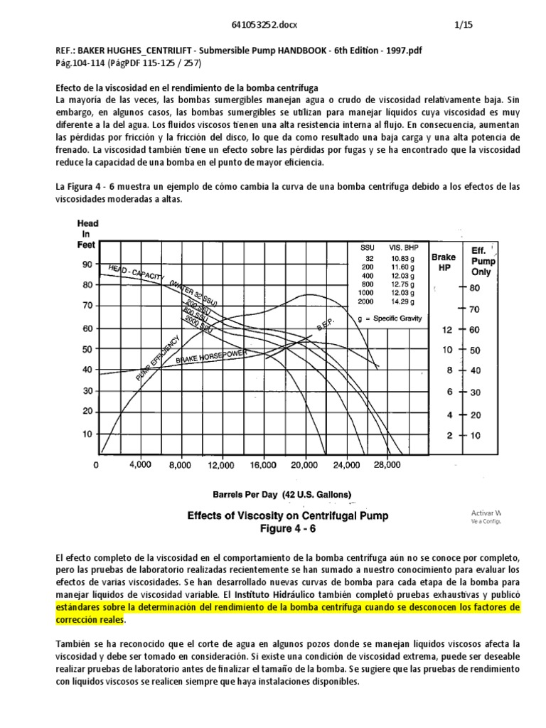 Dimensionamiento BES - Efecto Viscosidad | PDF | Viscosidad | Líquidos