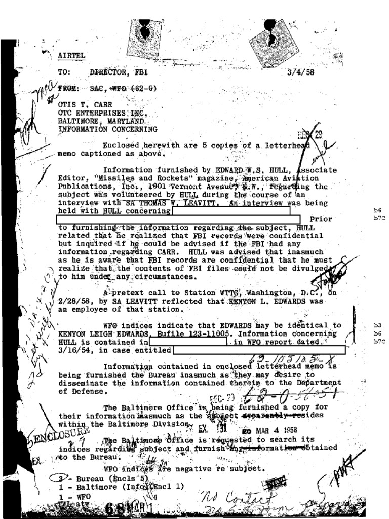 Otis T. Carr Part 01 of 01 | PDF