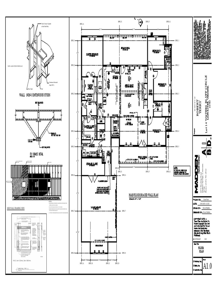 Braced Wall | PDF | Framing (Construction) | Building Engineering