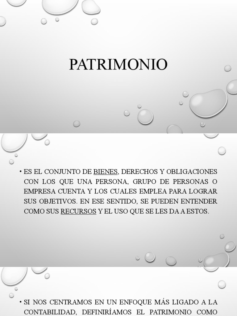 Patrimonio 1ero Bgu | PDF | Bienes (Ley) | Contabilidad