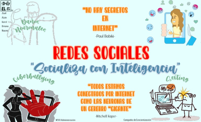 Cartel Peligro en Las Redes Sociales | PDF