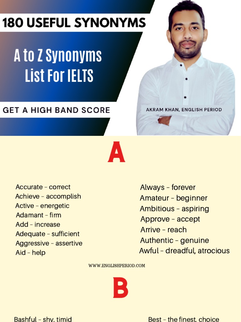 Synonyms For IELTS | PDF