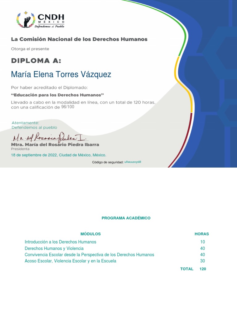 Diplomado Educacion Certificado Diplomado Educacion | PDF