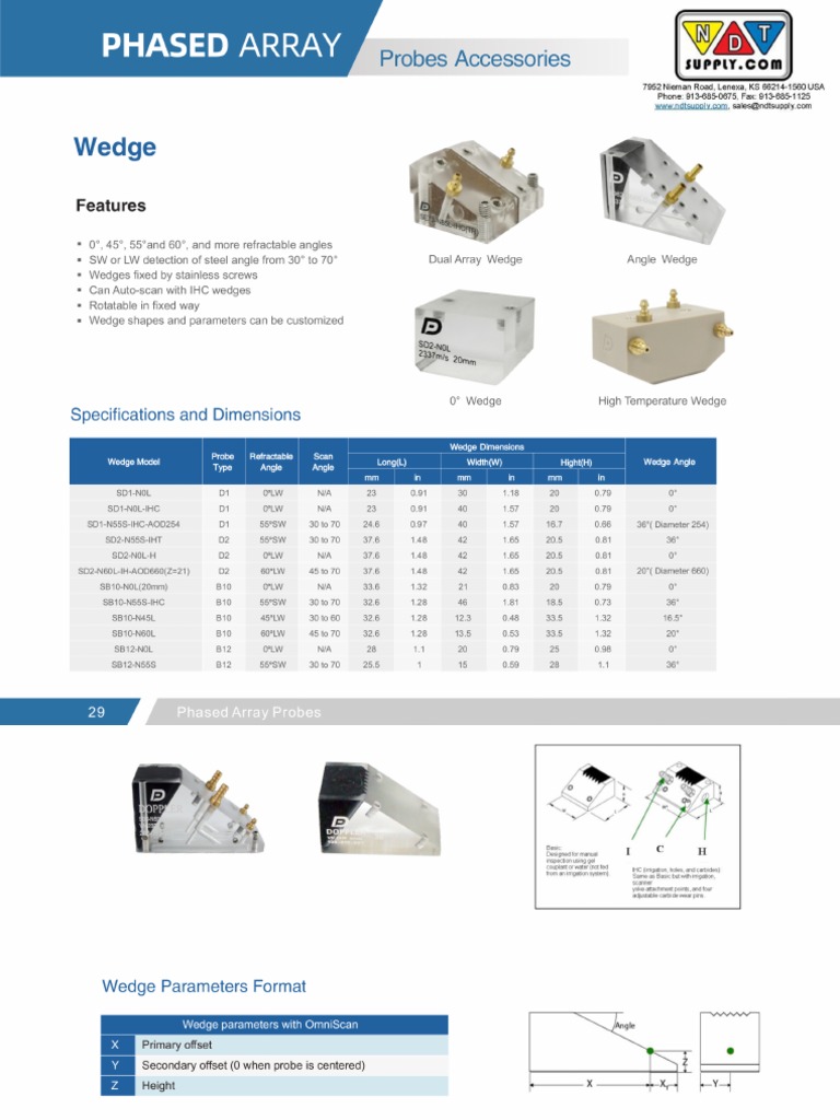 Phased Array Wedges And Blocks From Doppler Pdf