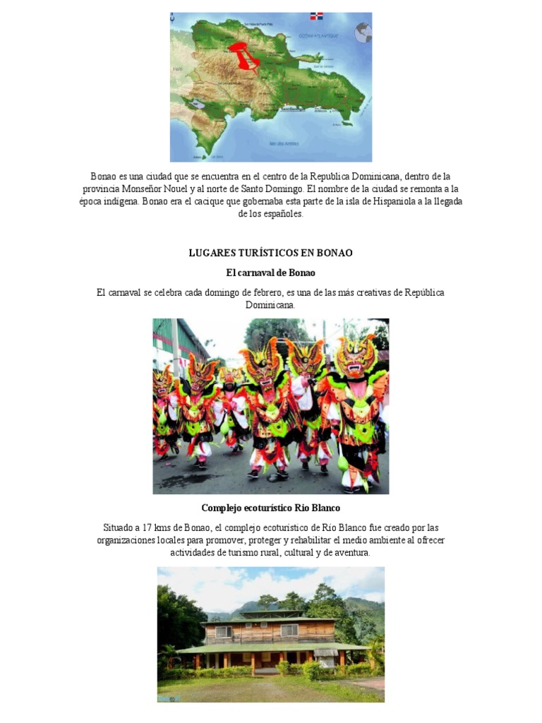Bonao Es Una Ciudad Que Se Encuentra en El Centro de La Republica ...