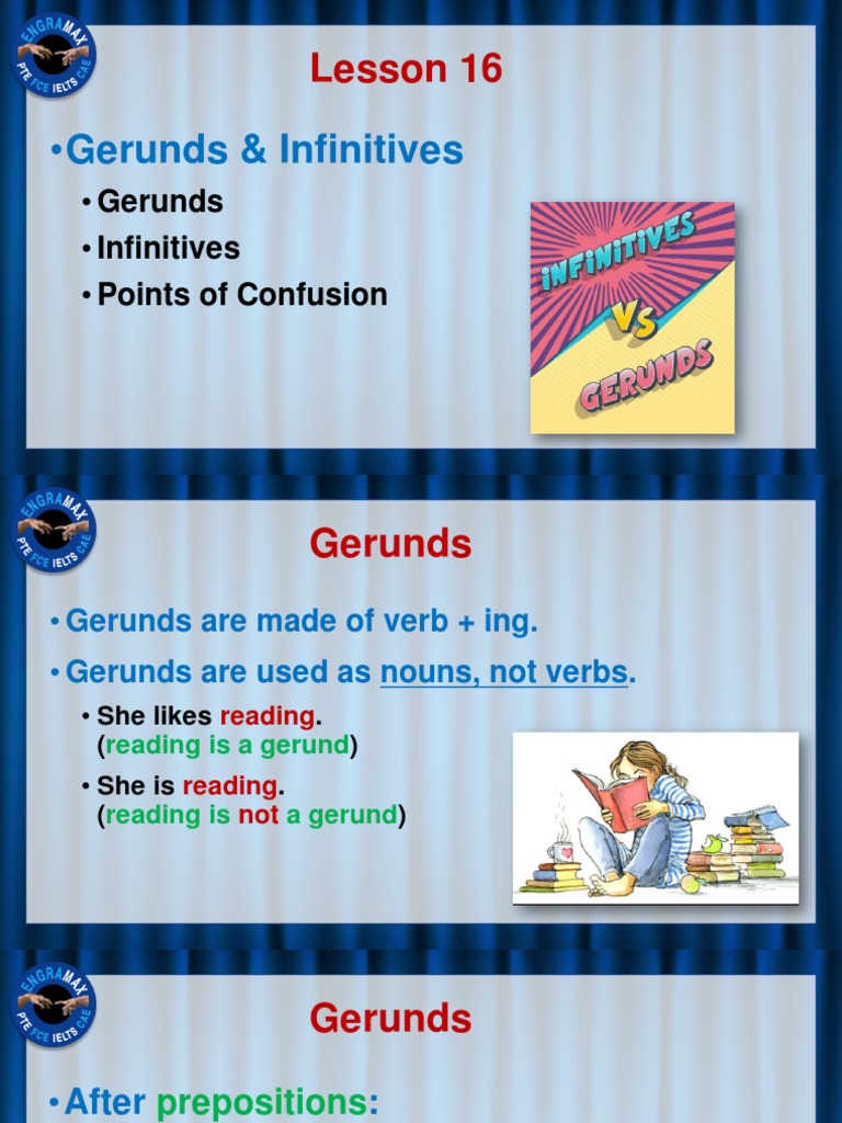 Gerunds vs. Infinitives Guide | PDF | Verb | Cognitive Science