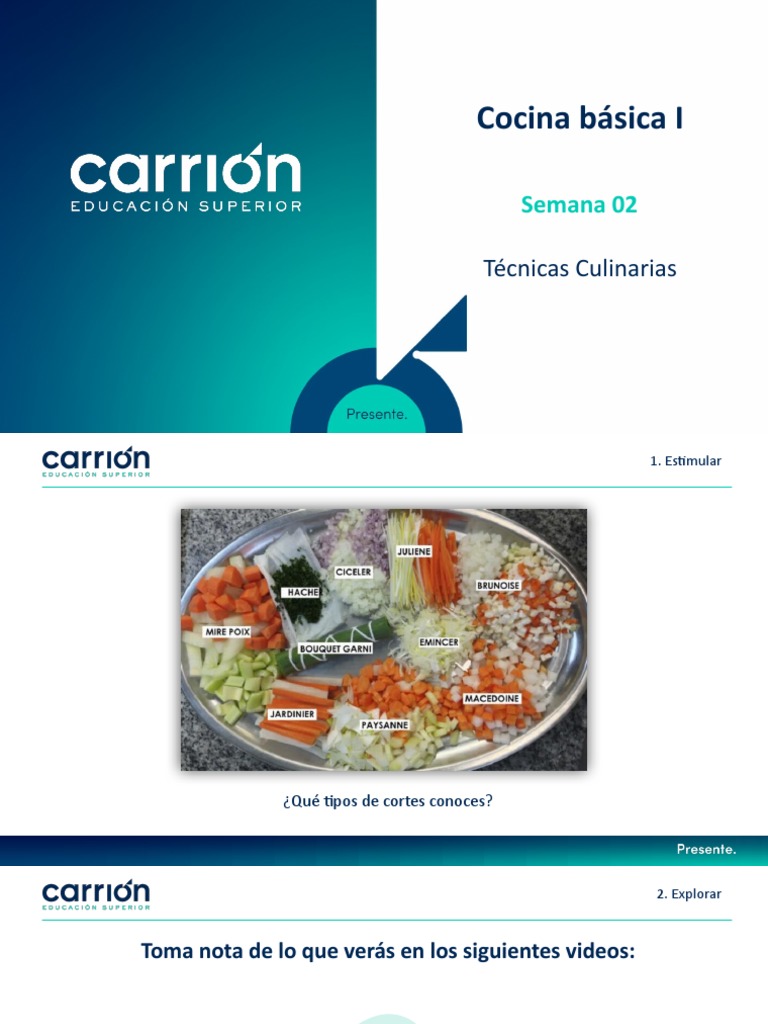 PSA02 ND II Tecnicas Culinarias | PDF | Salsa | Cocinando