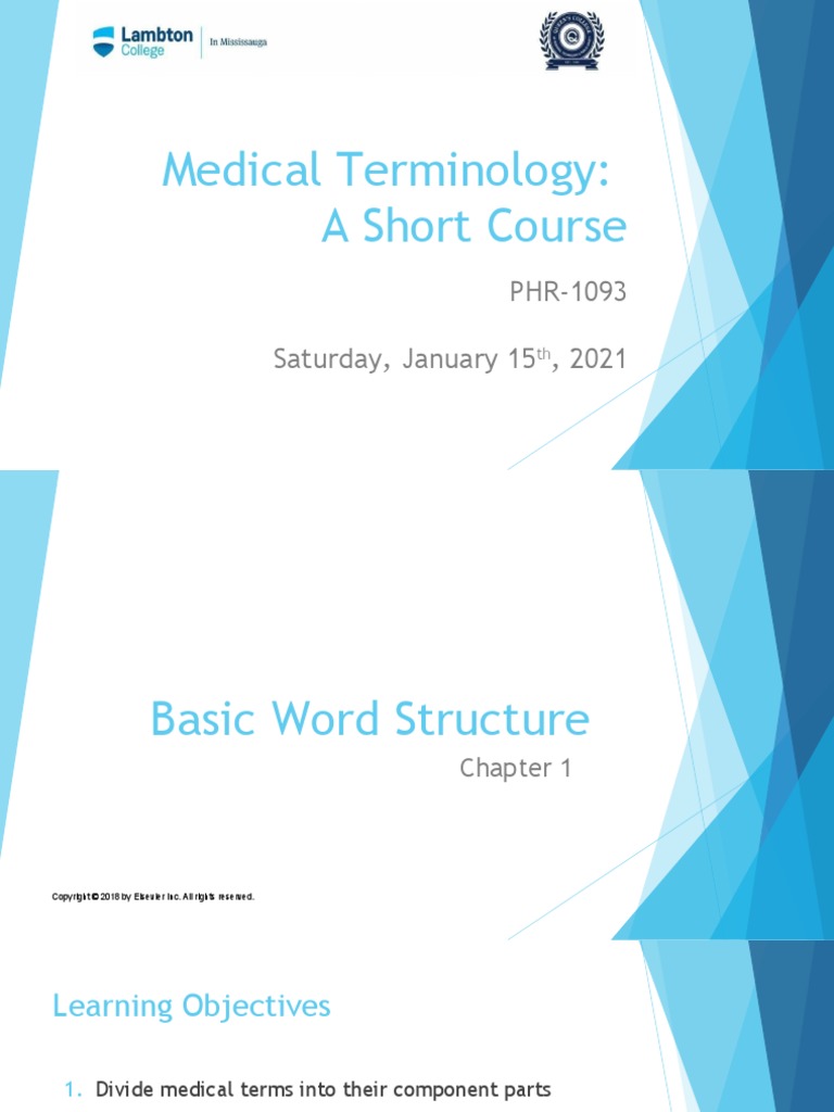 1.2 Medical Terminology | PDF | Medicine | Pathology