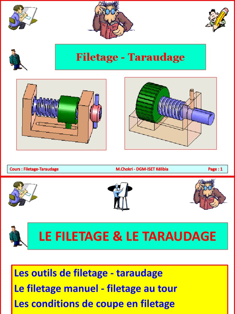 TECHIQUE DE FILETAGE -TARAUDAGE | PDF