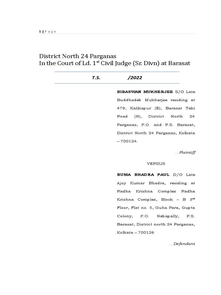 Plaint | PDF | Lawsuit | Defamation