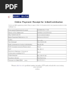 National Pension Scheme (NPS) Receipt | PDF