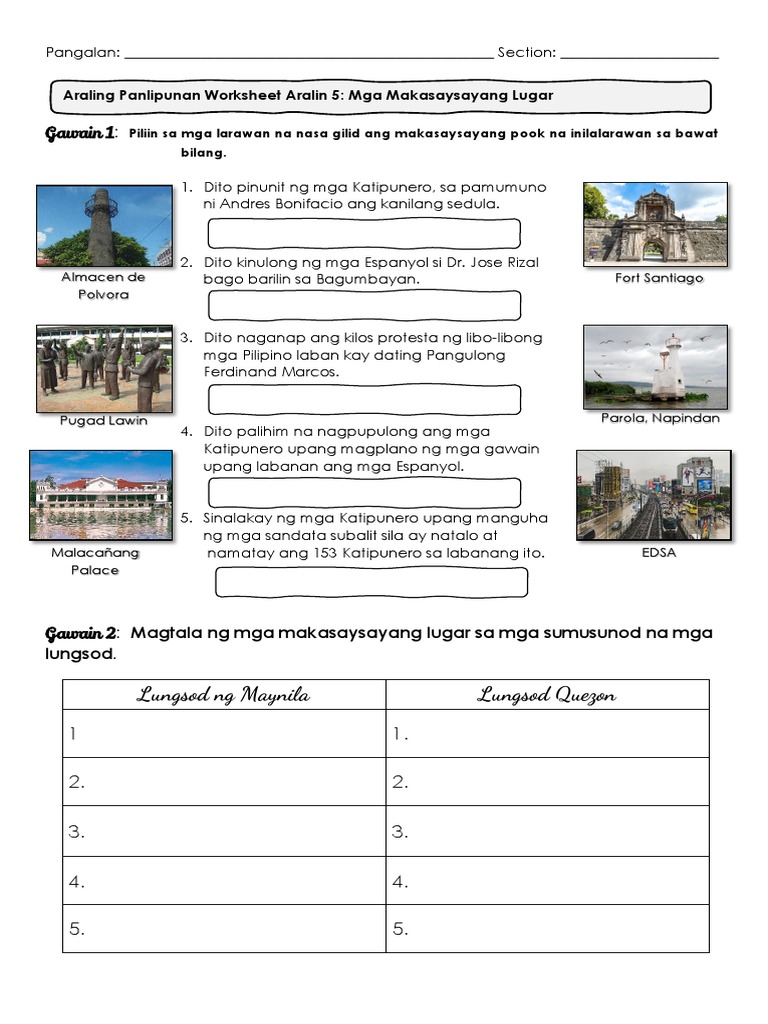 AP3rd Week 5 - Grade 3 | PDF