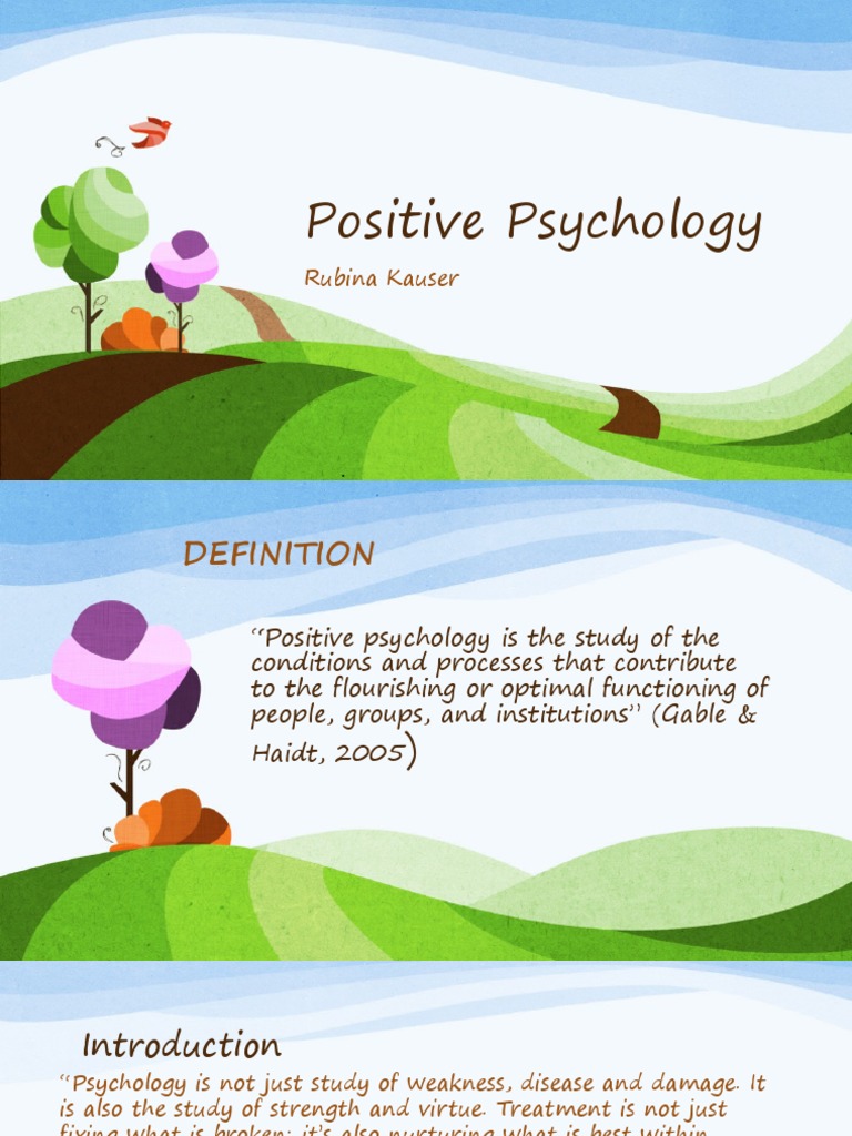 Positive Psychology | PDF | Positive Psychology | Psychology