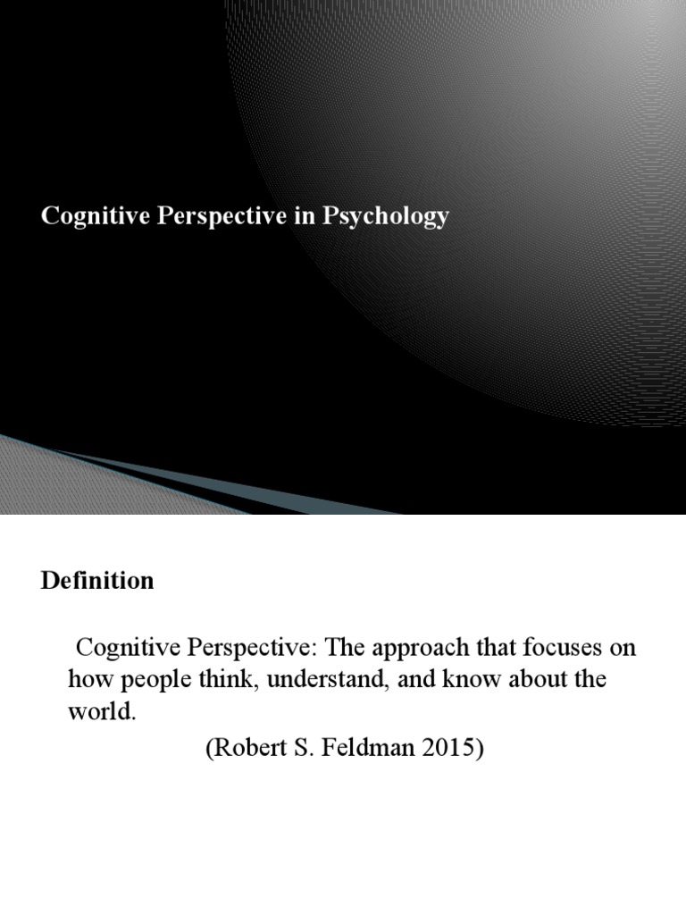 Cognitive Perspective in Psychology | PDF | Rational Emotive Behavior ...