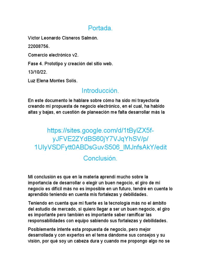 Cisneros - Víctor - Fase 4 | PDF