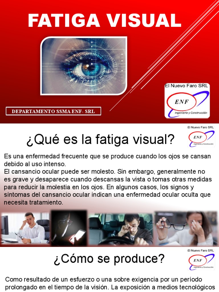 Fatiga Visual | PDF | Ojo humano | Medicina