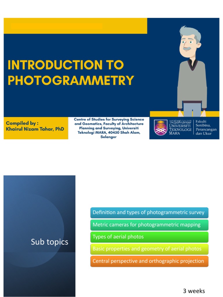 Topic 1 - Introduction To Photogrammetry | PDF