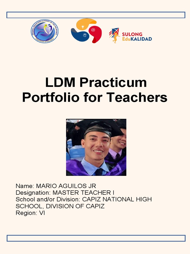 LDM Practicum Portfolio for Teachers | PDF | Learning | Educational Technology