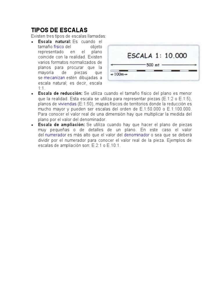 Tipos de Escalas | PDF