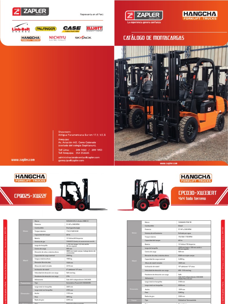 HANGCHA | PDF | Vehículo híbrido | Vehículos