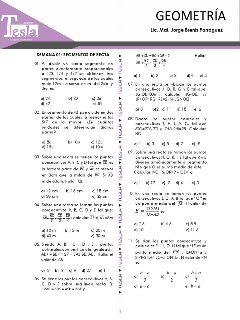 Teoria | PDF | Geometría Elemental | Matemática Elemental