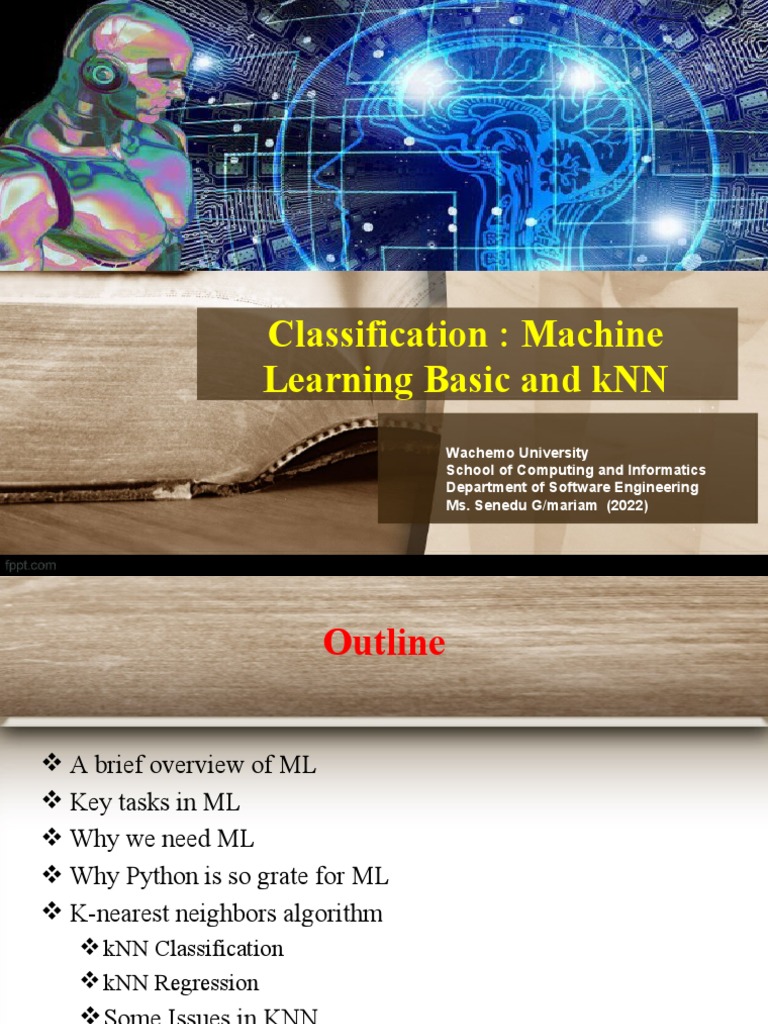 Lecture 2 Classification Machine Learning Basic And Knn Pdf Machine Learning 