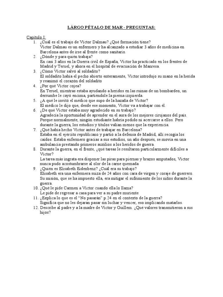 Lárgo Pétalo de Mar | PDF | Chile