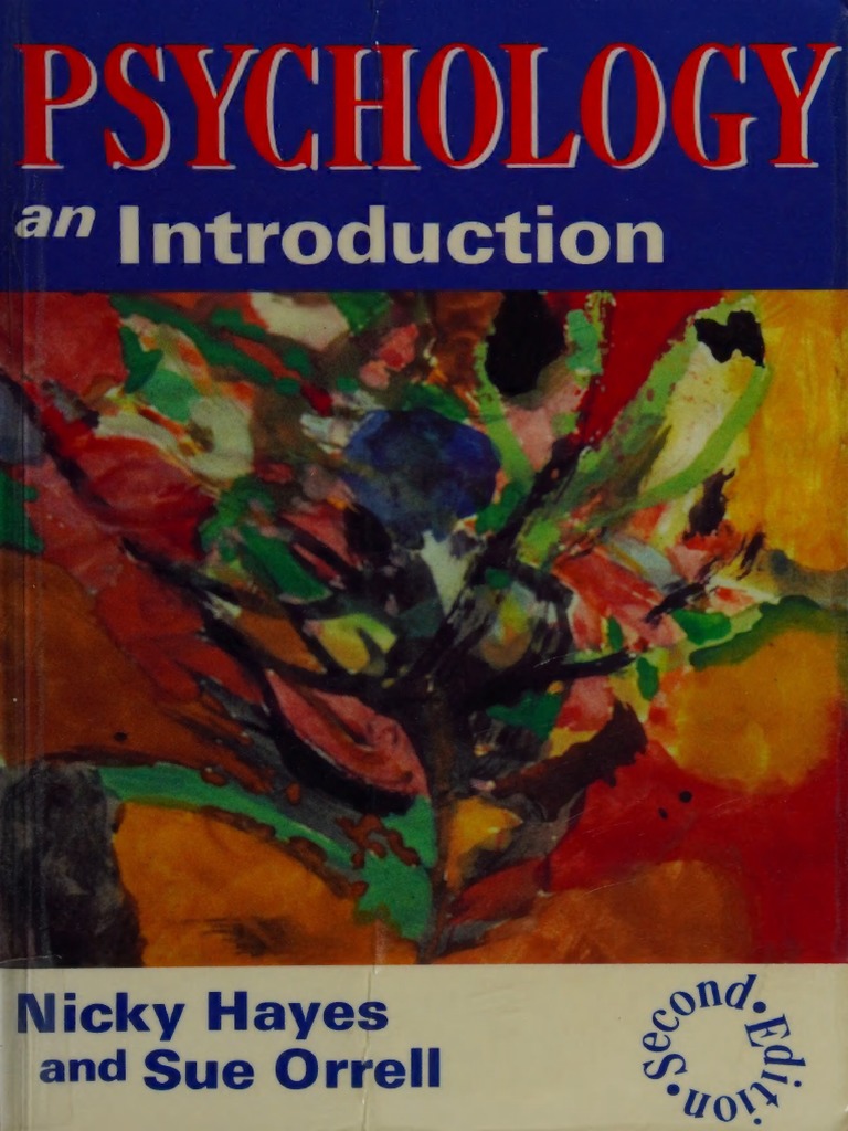 Nicky Hayes & Sue Orell - Psychology, An Introduction | Download Free ...