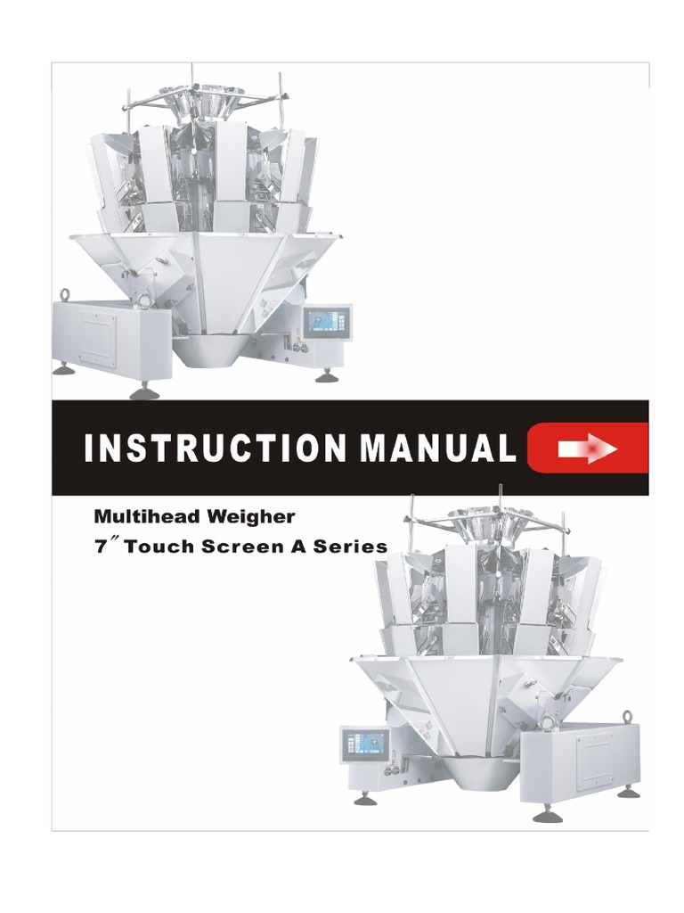 Multi-Head Weigher Manual (English) | PDF