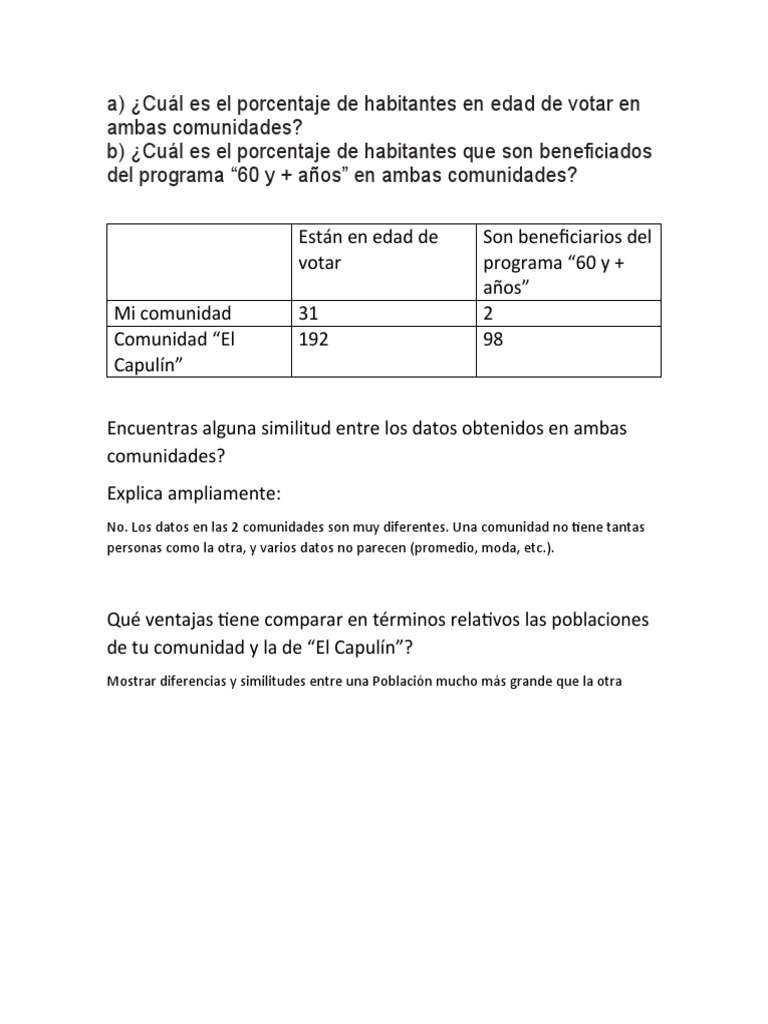 El Capulin Preguntas | PDF