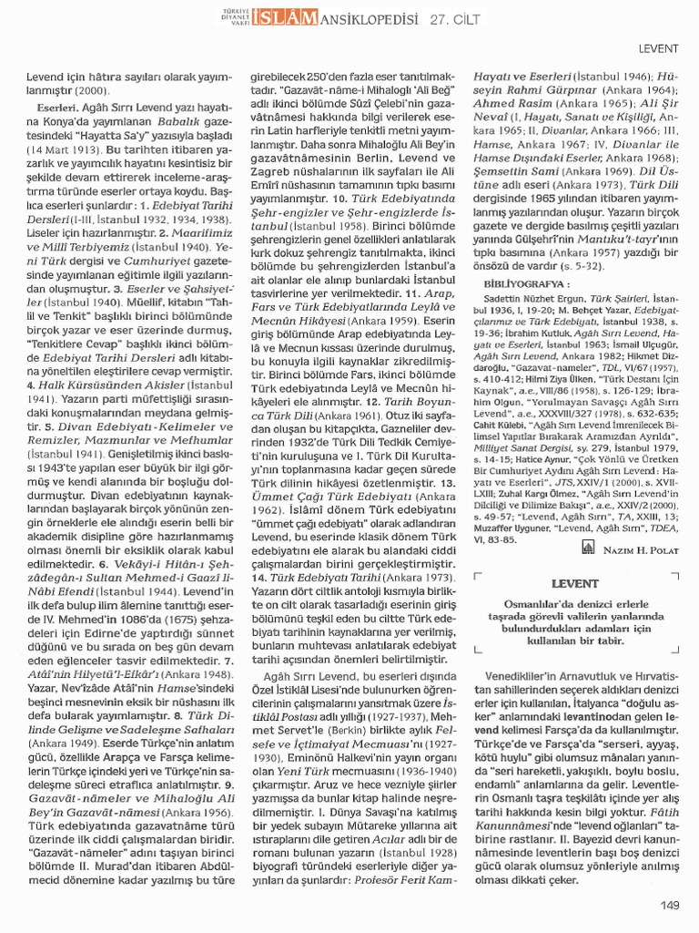 Makale Levent TDV | PDF