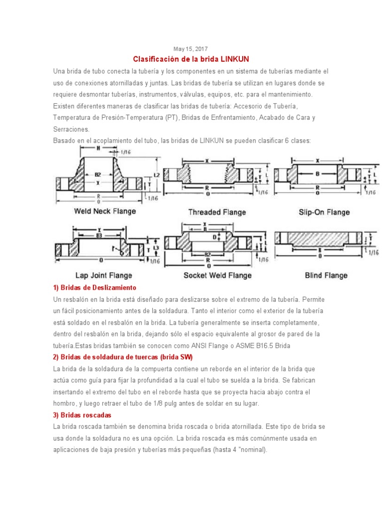 Clasificacion de Las Bridas | PDF