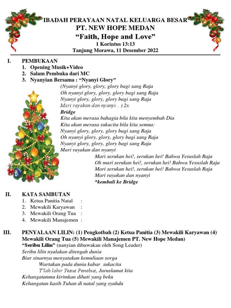 DRAFT Final NATAL NEW HOPE MEDAN-1 | PDF