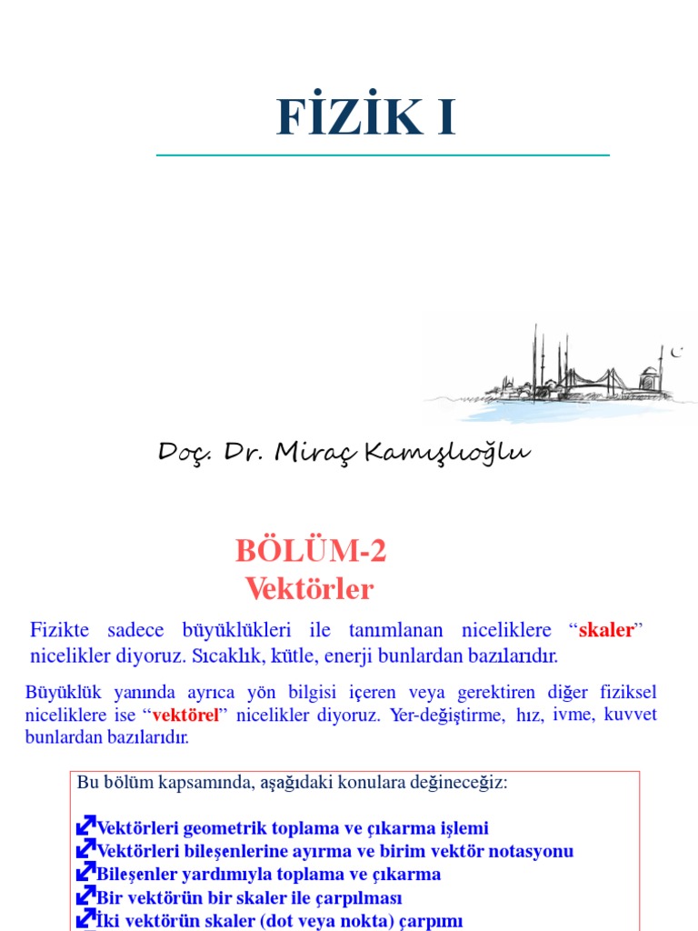 Ders II Vektorler | PDF