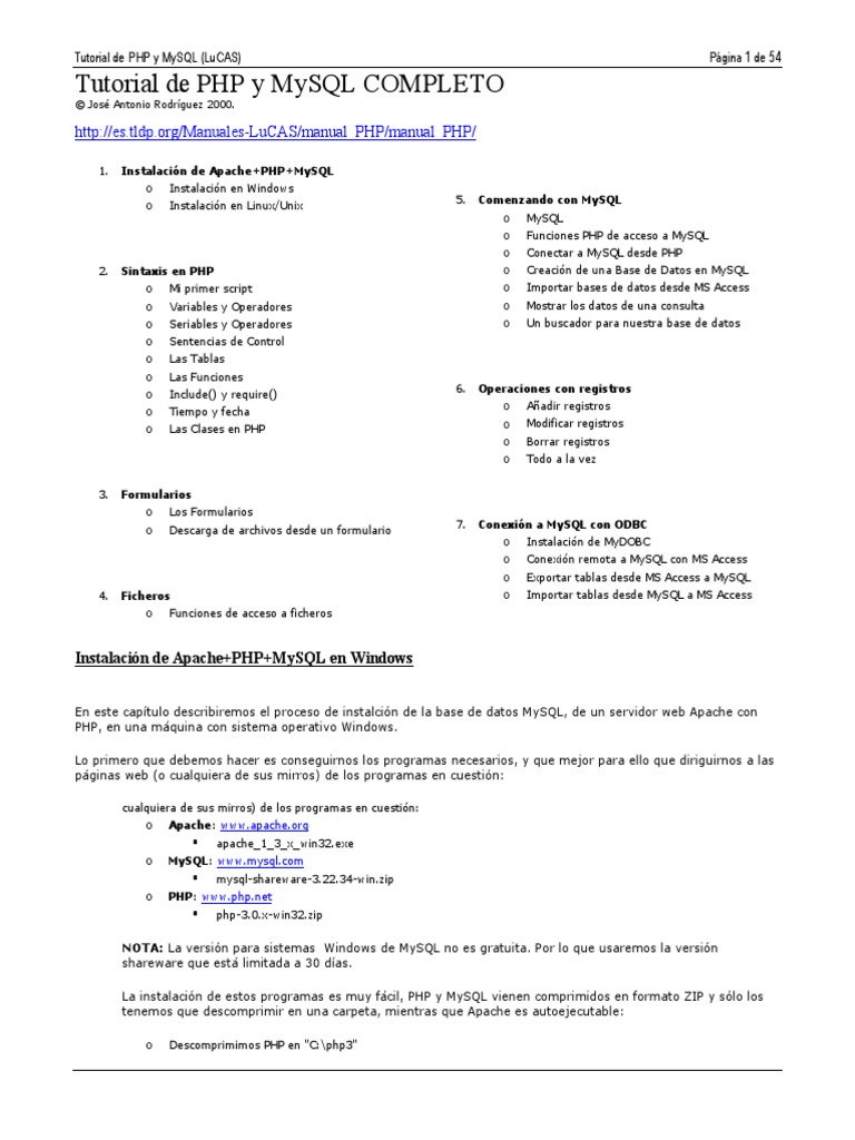 001 | PDF | Php | Mi sql