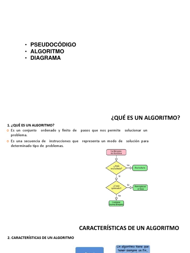 7- Presentación Pseudocódigo | PDF | Programación de computadoras ...