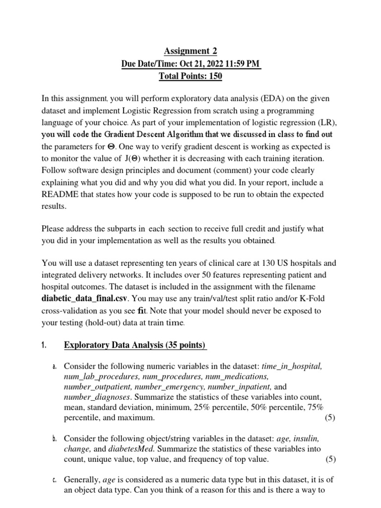 EDA and Logistic Regression Assignment | PDF | Regression Analysis ...