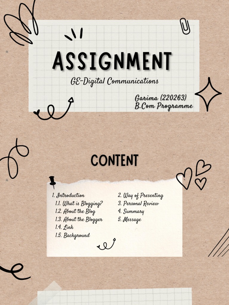 GE Assignment | PDF | Blog | Communication