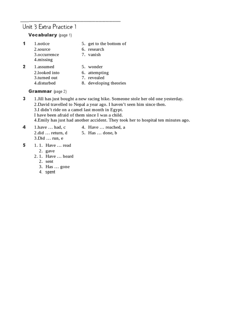 Respuestas Práctica | PDF | Language Arts & Discipline