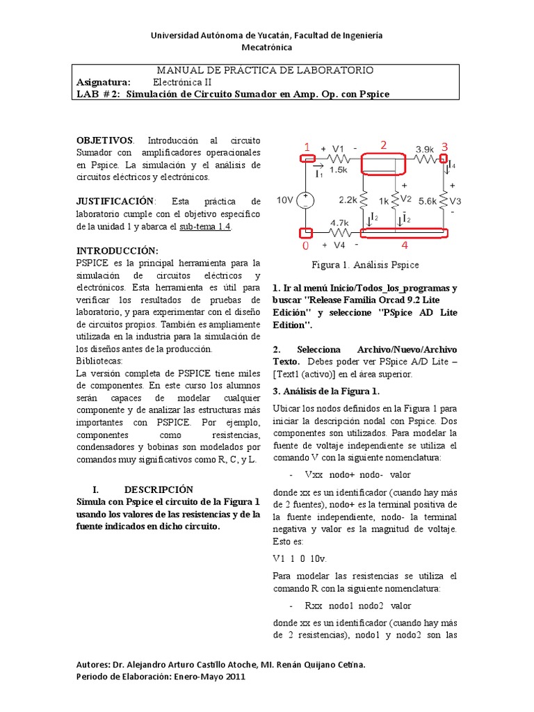 Lab2 Electrónica Ii Pdf Electrónica Metrología