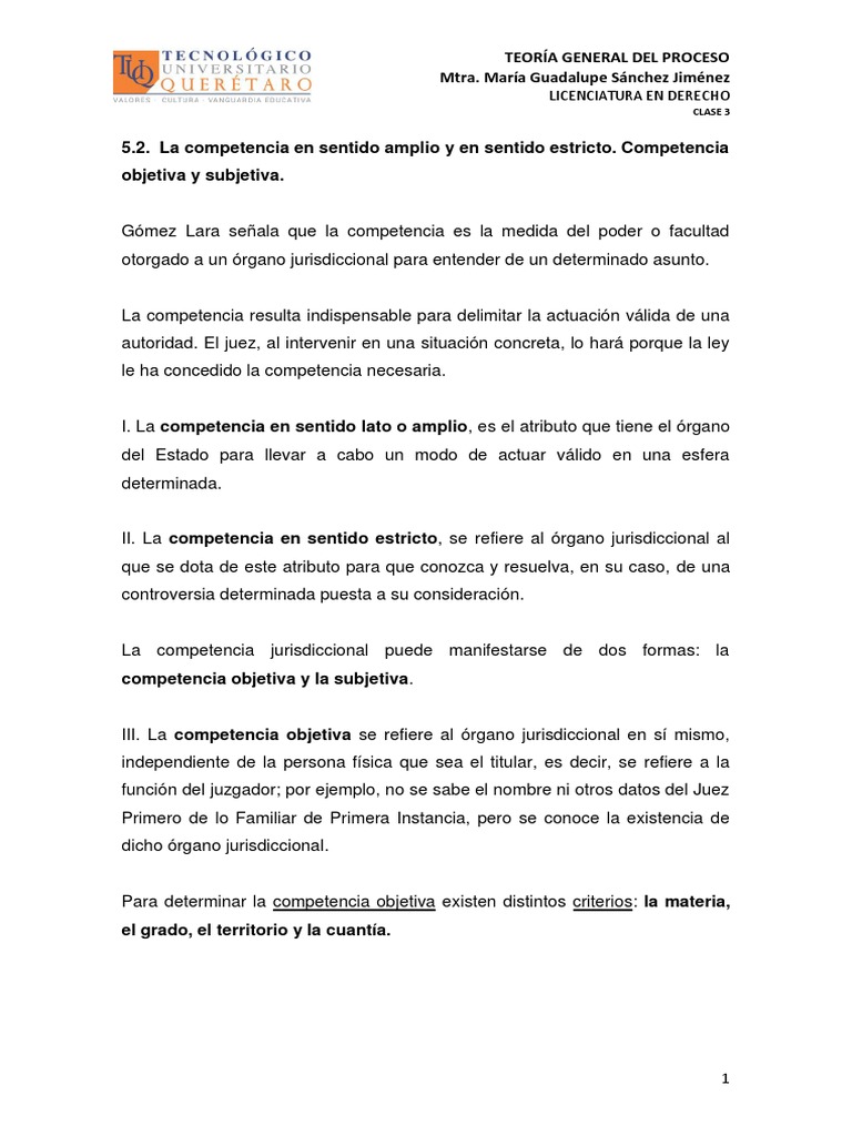 Teoría Gral Del Proceso C3 | PDF | Juez | Ley procesal