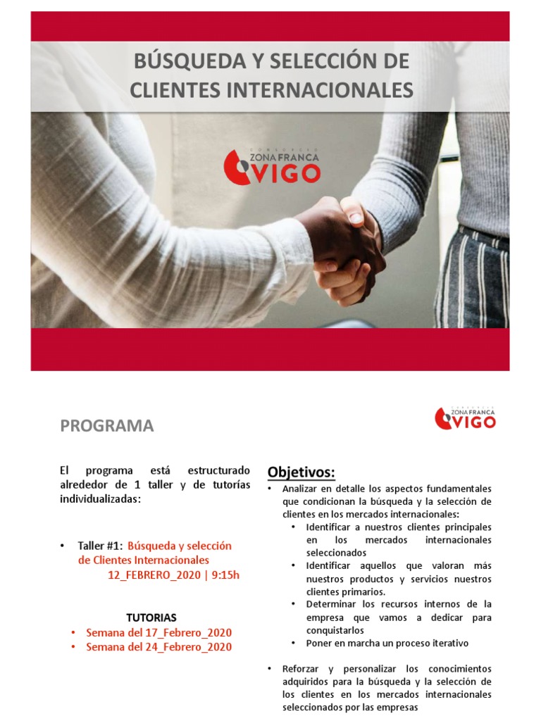 Clientes Internacionales | PDF | Business | Mercado (economía)