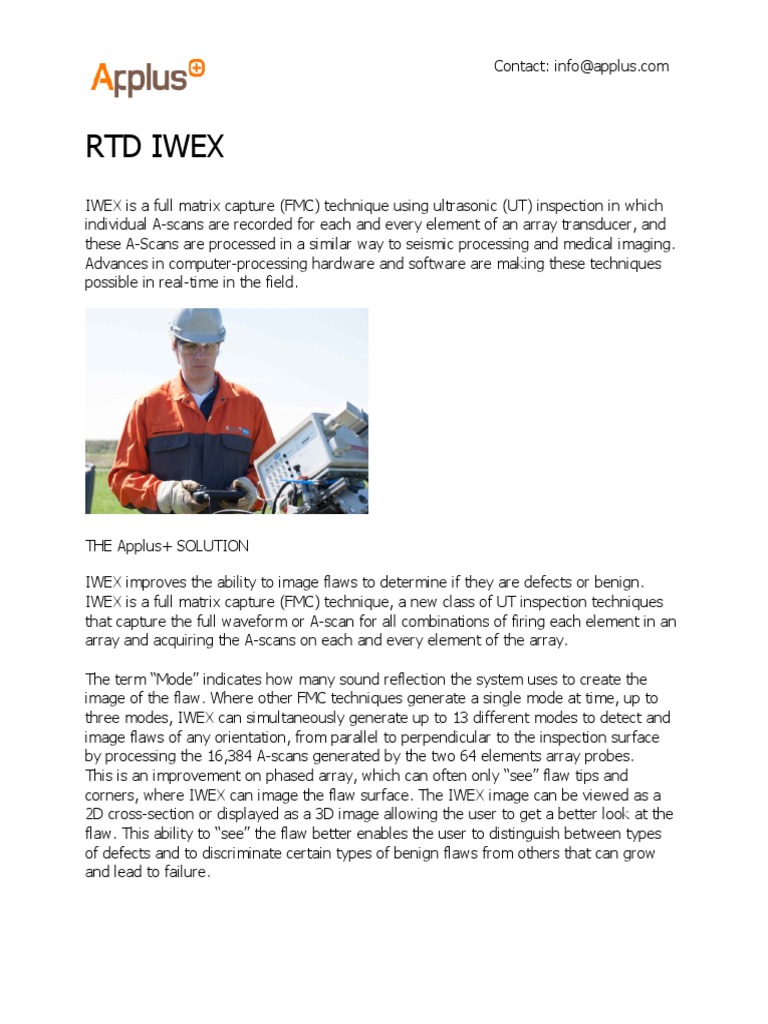 Ndt3d-Iwex en | PDF | Mechanical Engineering | Applied And Interdisciplinary Physics